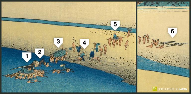 Shizuoka 1860s • Piggybacking the Tōkaidō's Mightiest Rivers | OLD ...